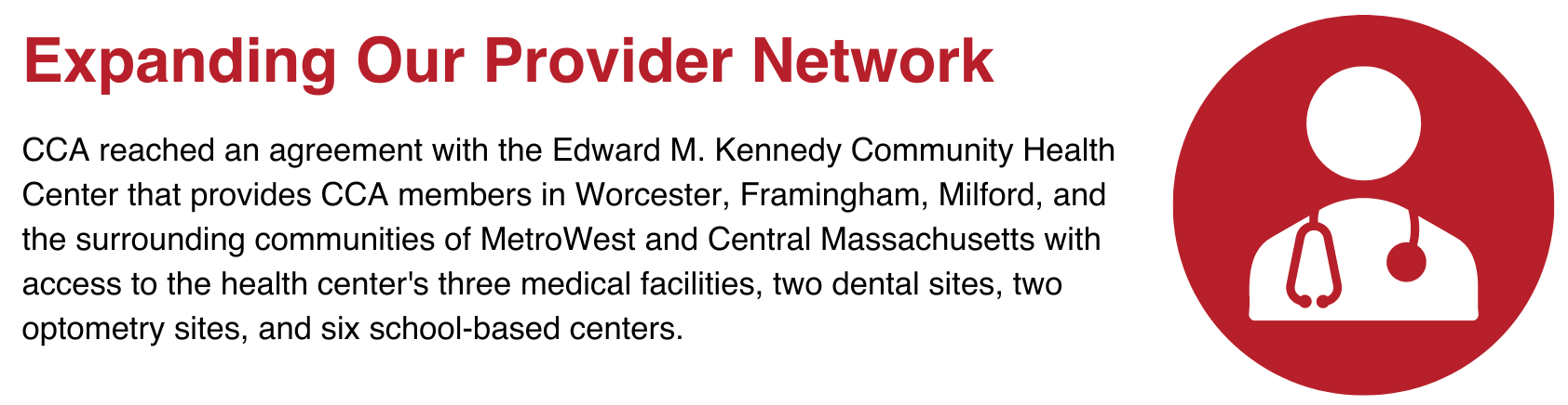 Provider Network – CCA 2022 Mission Impact Report